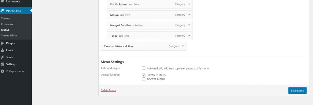 How to Use wp_nav_menu to Add Class to ul, a(anchor tag) and li | WebAppsGuides