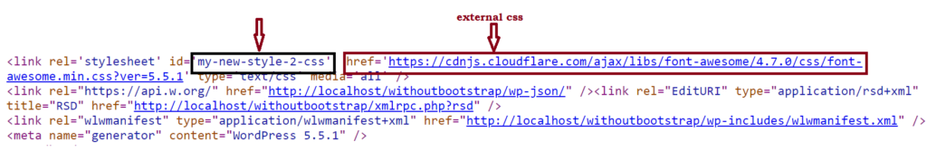 WordPress functions to add internal and external stylesheet | WebAppsGuides